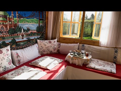 Köy hayatı sevenlere sobada çörek biber patates közlemesi kahve ￼
