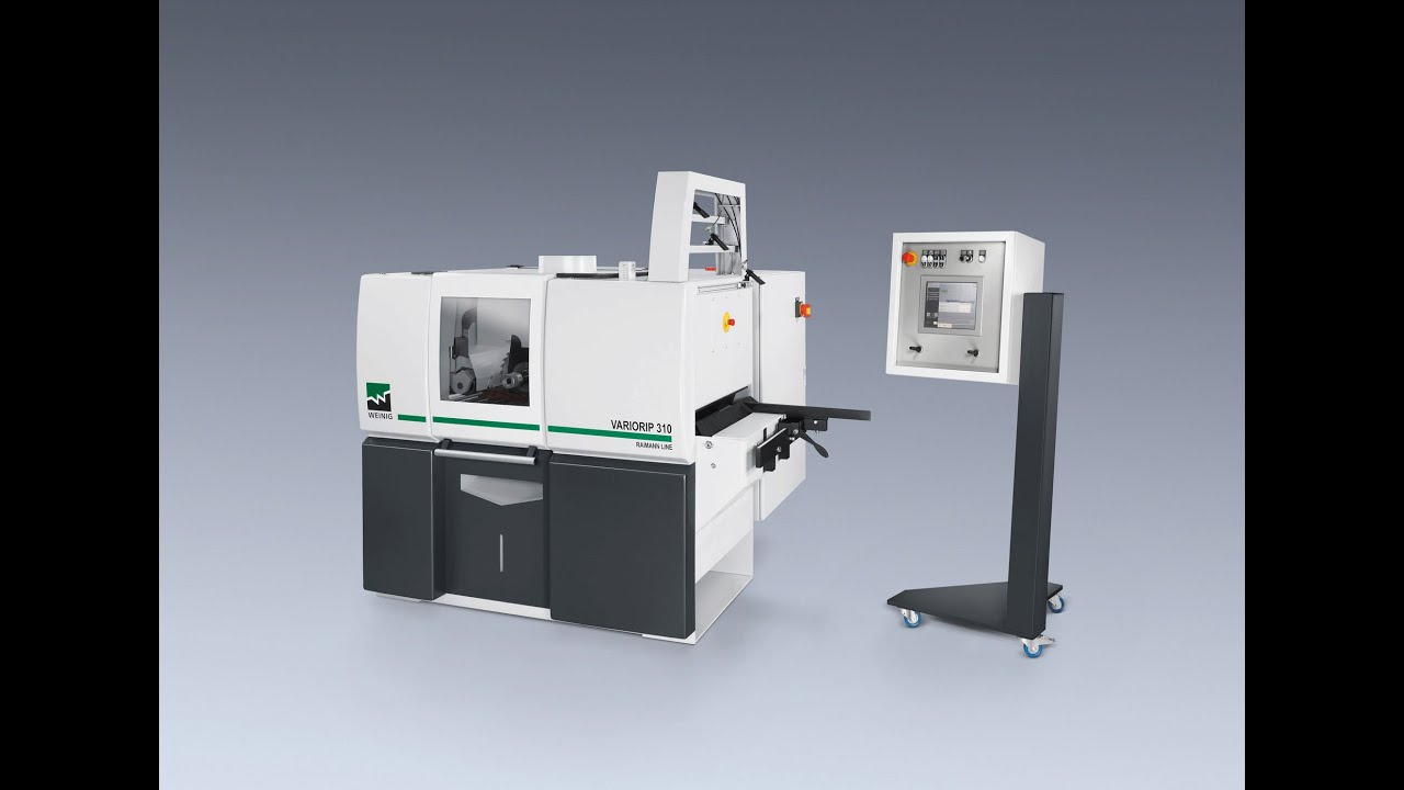 Raimann Vario Rip 310 2M Optimizing Rip Saw - YouTube