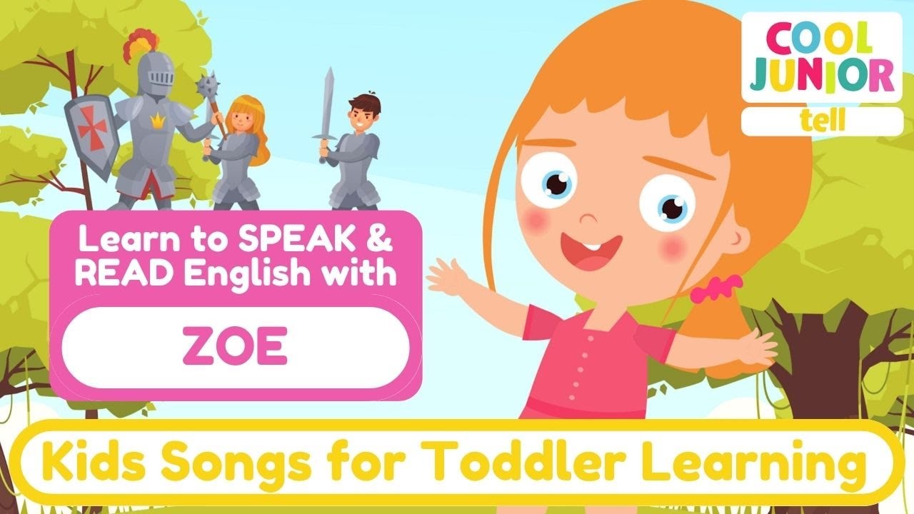 Learn English with Zoe! | Preschool songs | Basic English vocabulary ...