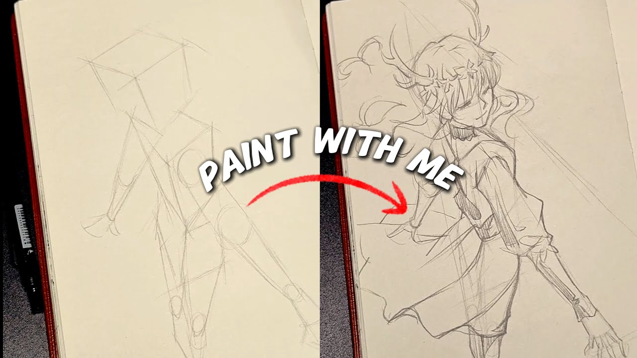 Sketch practice/STEP BY STEP - YouTube