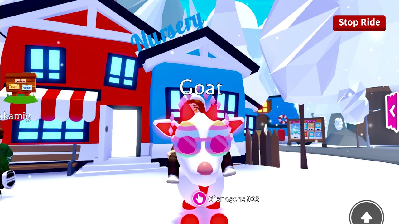 Adopt me Roblox. Мега Козел. / Mega Goat from Pride update. - YouTube
