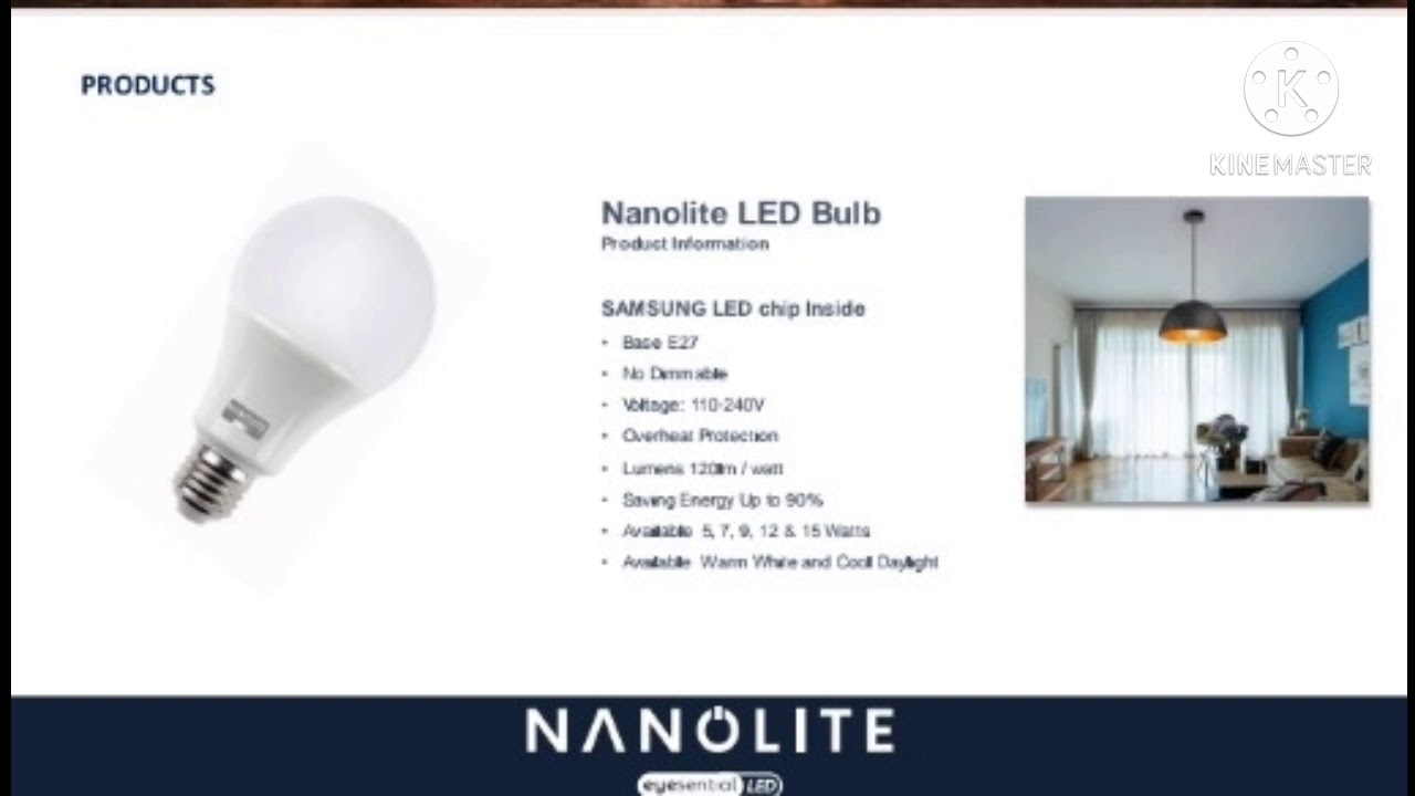 Demo Produk Lampu LED NANO LITE - YouTube