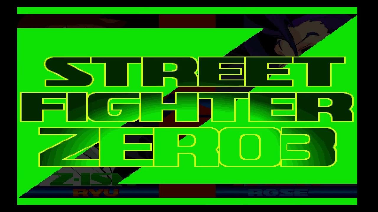 PS ストリートファイターZERO3（ARCADE MODE）クリア リュウ編 - YouTube