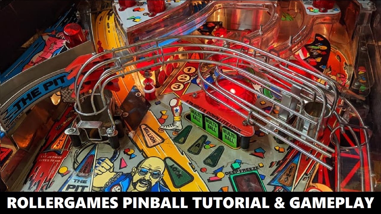 Rollergames Pinball Tutorial & Gameplay (Williams 1990) - YouTube