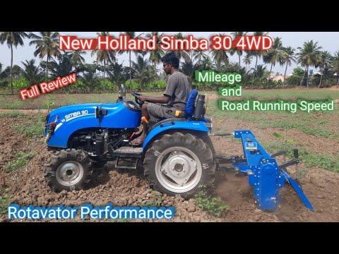 New Holland Simba 30 4WD Tractor Rotavator Performance | New Holland ...