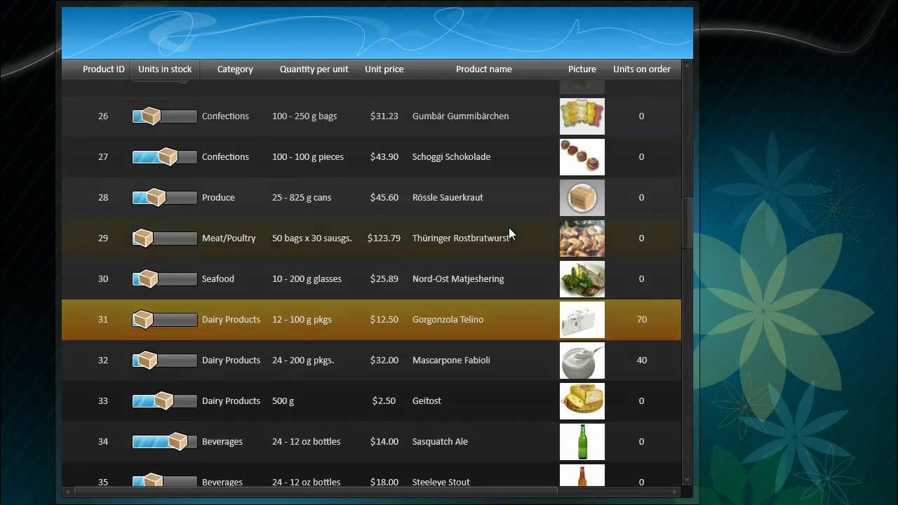 Xceed DataGrid for Silverlight Smooth Scrolling Preview - YouTube