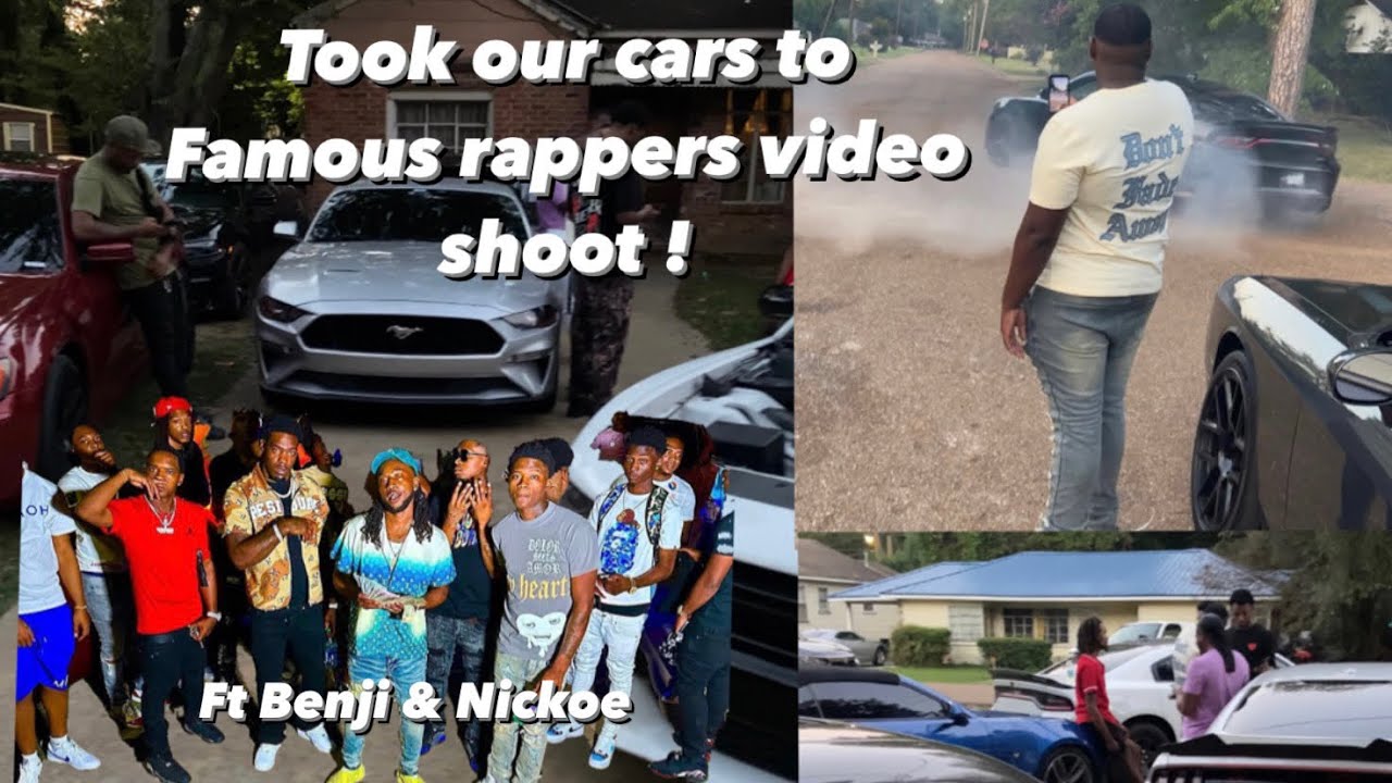 TOOK OUR CARS TO FAMOUS RAPPERS VIDEO SHOOT! - YouTube