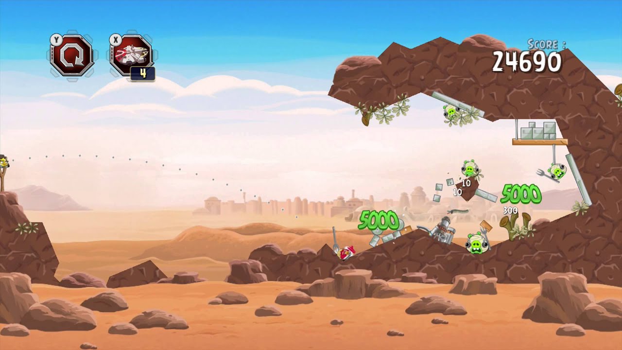 Liveplay - Wii U - Angry Birds Star Wars - YouTube