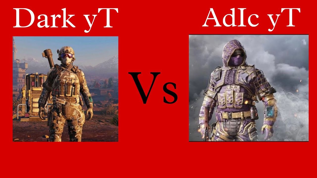Dark yT vs AdIc yT (Who is Better) #codm - YouTube