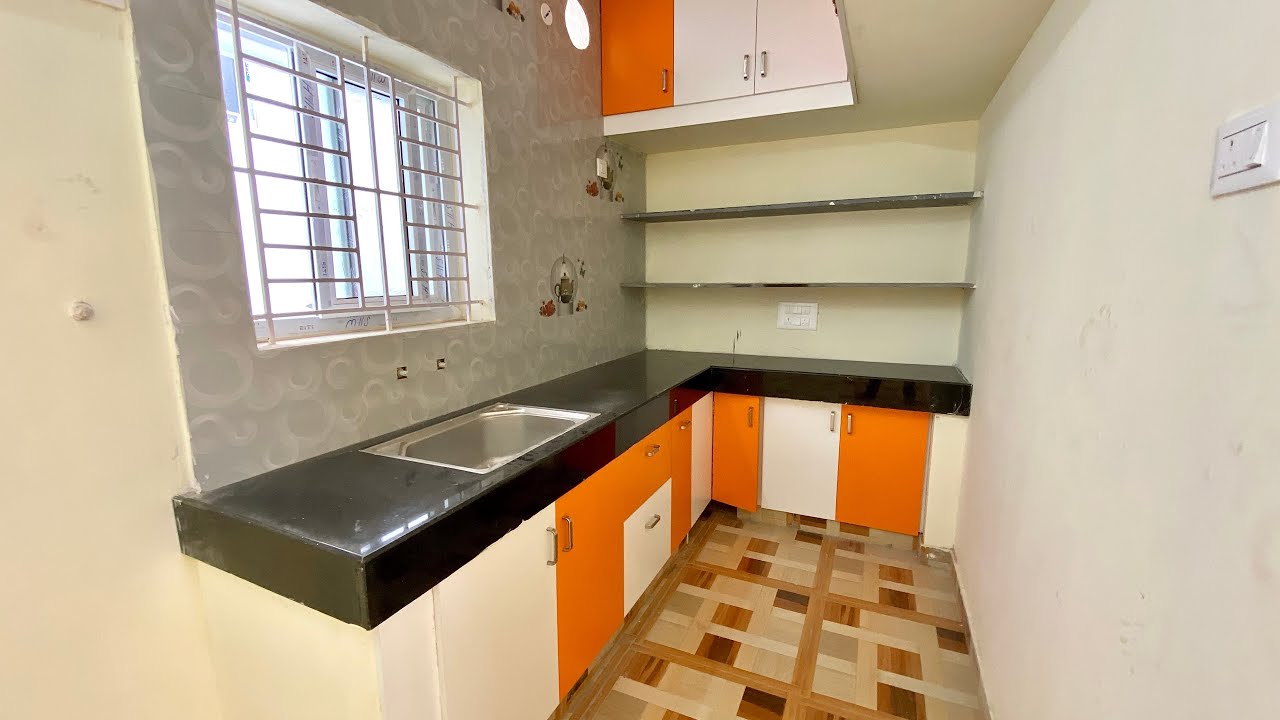 6x17size Compact Modular Kitchen with Dining 🔥🔥// Matt Finish Floor ...