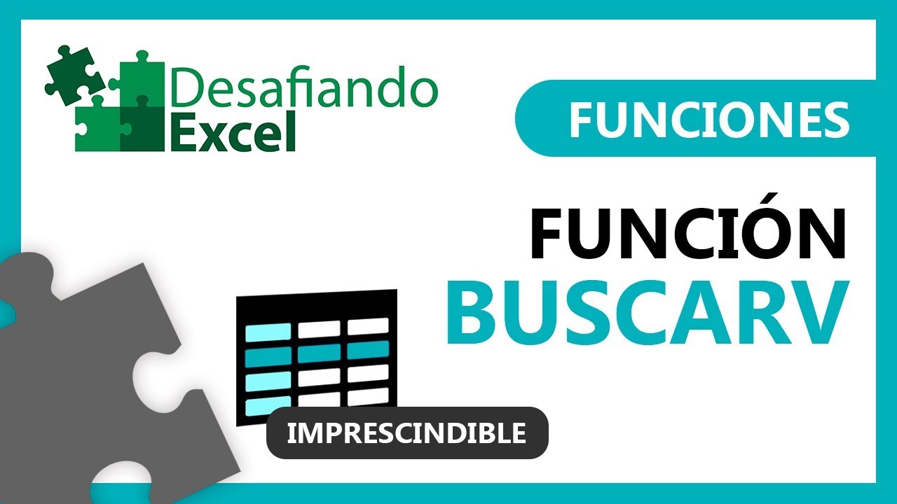 ¿Cómo usar la función BUSCARV en Excel? | Funciones en Excel #5 - YouTube