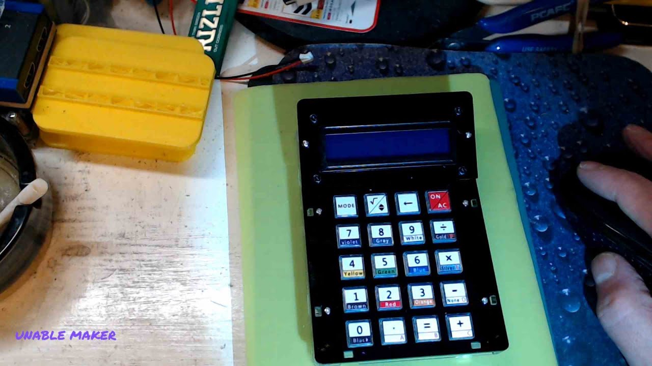 Assembling the calculator case - YouTube
