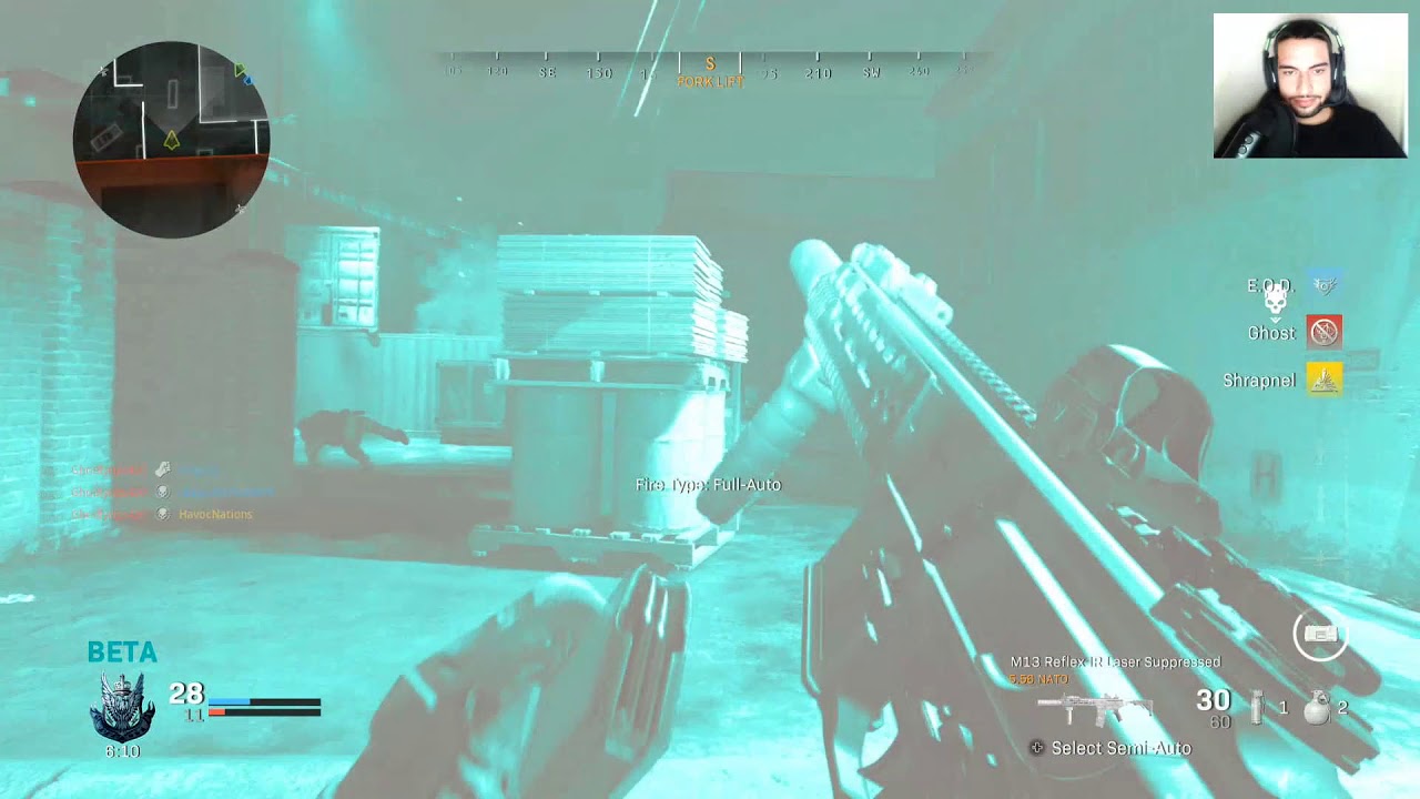 Call of Duty: Modern Warfare Night Vision Gameplay - YouTube