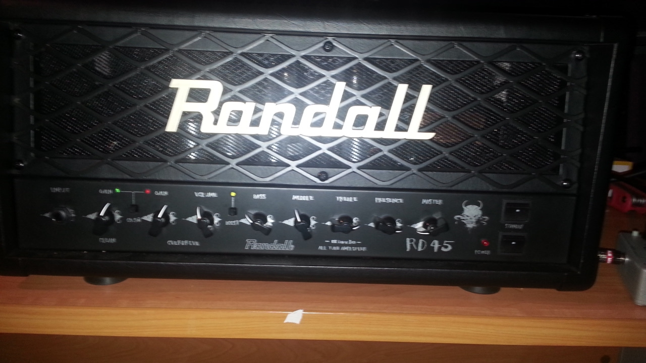 Guitar Amp Test - Randall RD 45H (Careless Ginger) - YouTube