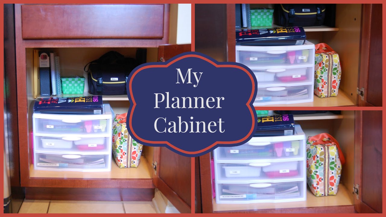 Planner Storage Cabinet - YouTube