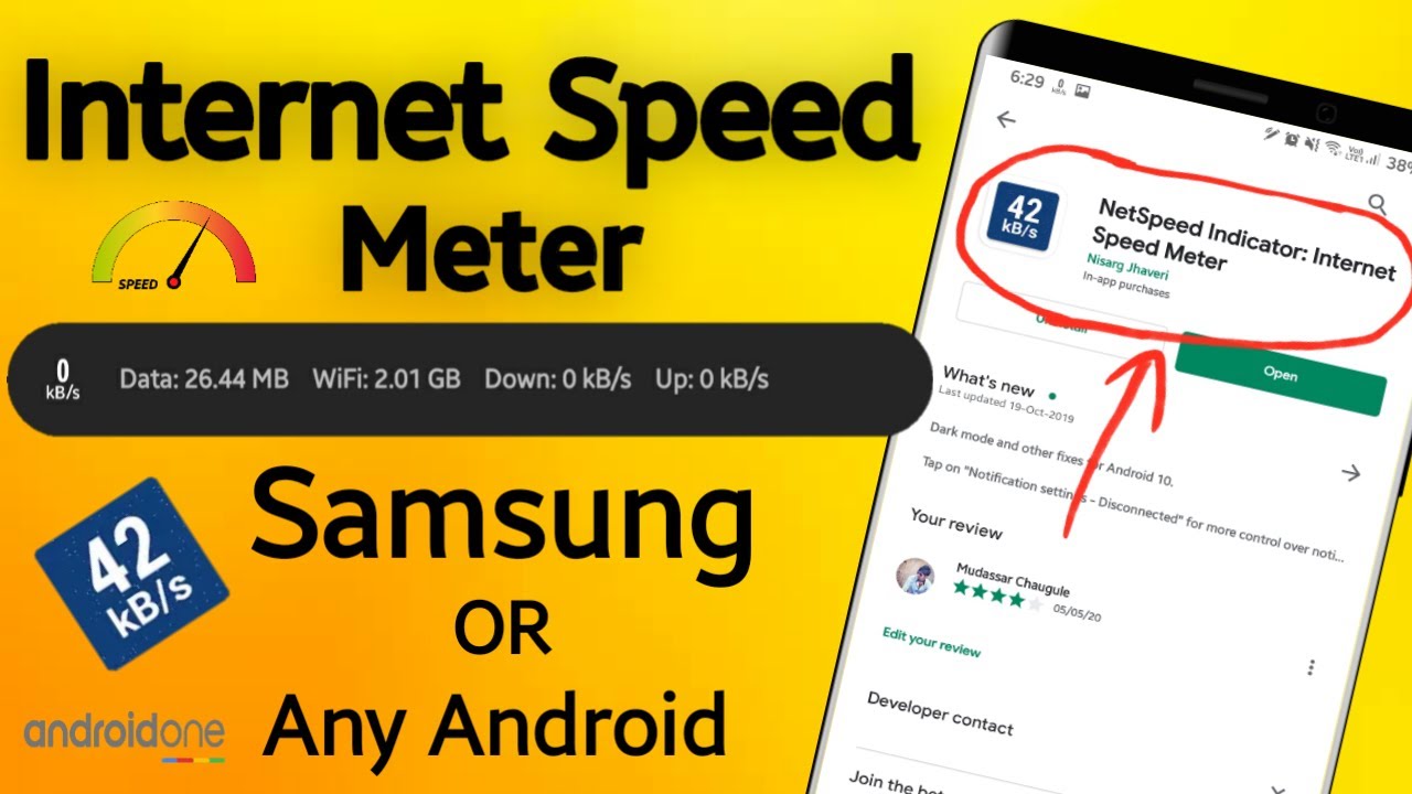 How to enable Network Speed Meter in any Samsung [ Hindi ] | Internet ...