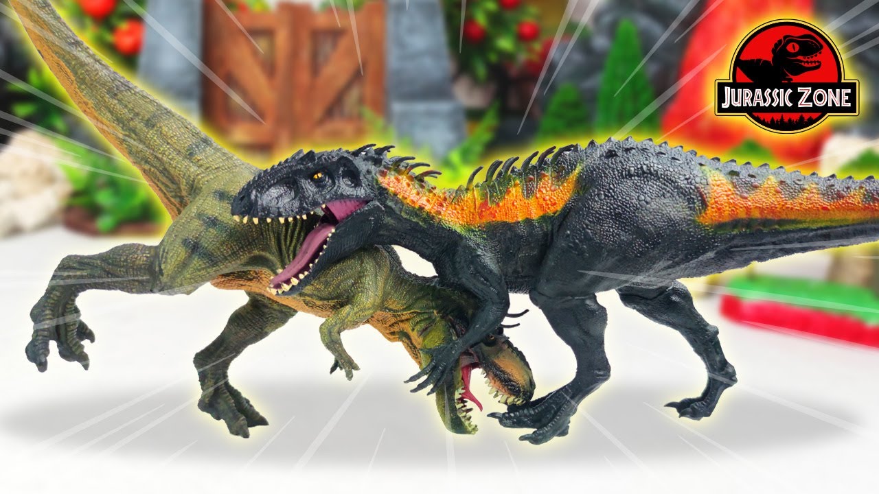 EPIC BATTLE!! Indoraptor VS T-Rex l Dinosaur Battle: Jurassic World ...
