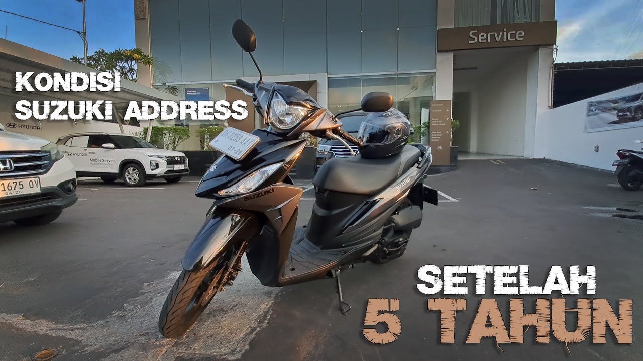 Suzuki Address Playful Setelah 5 Tahun - YouTube