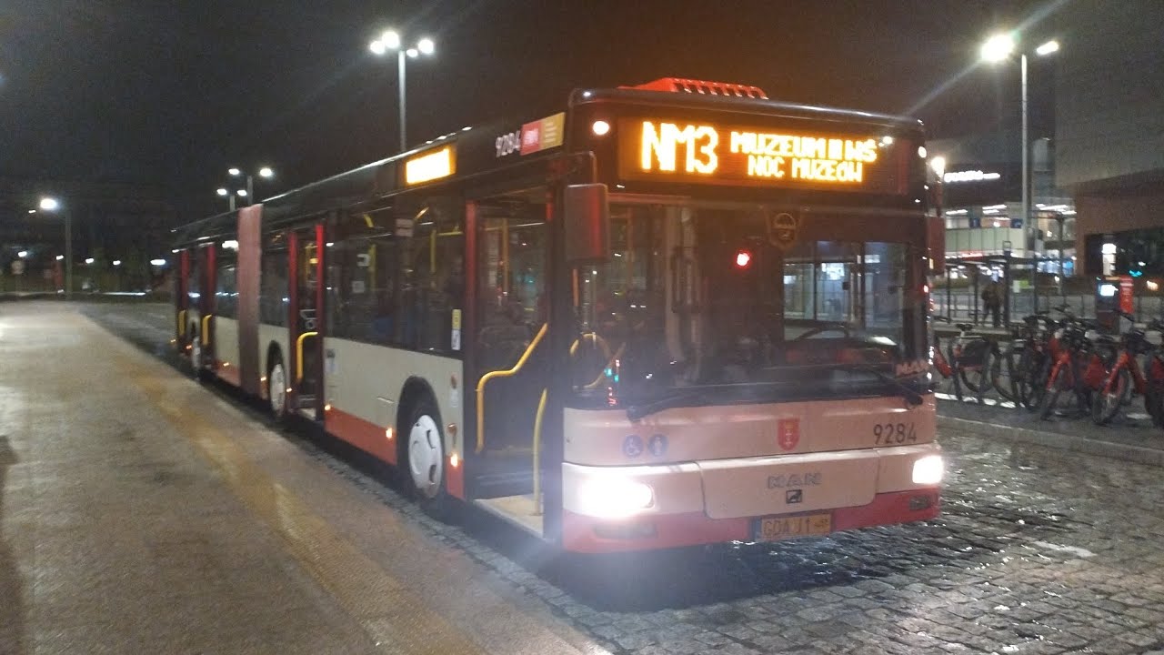 MAN NG313 #9284 na linii noc muzeów NM3 - YouTube