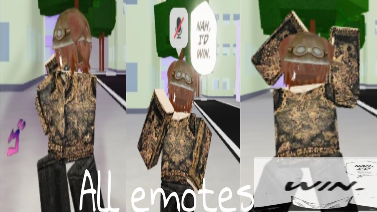 Showcasing ALL the emotes from Jujutsu Shenanigans - YouTube