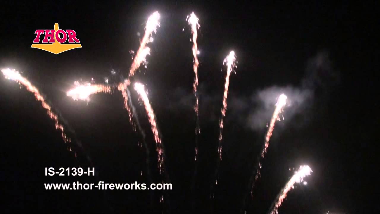 THOR Fireworks 8 Shots Single Row IS 2139 H MOD H 30mm AT + CROSSETTE ...