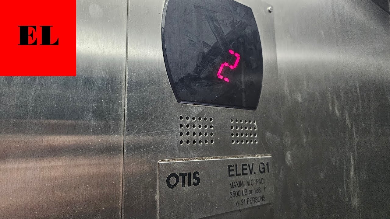 Grotty Otis Gen2 Traction Elevators - 30th Avenue Parking Garage ...