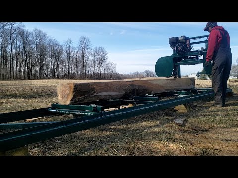 Linn Lumber 190A bandsaw mill break in.
