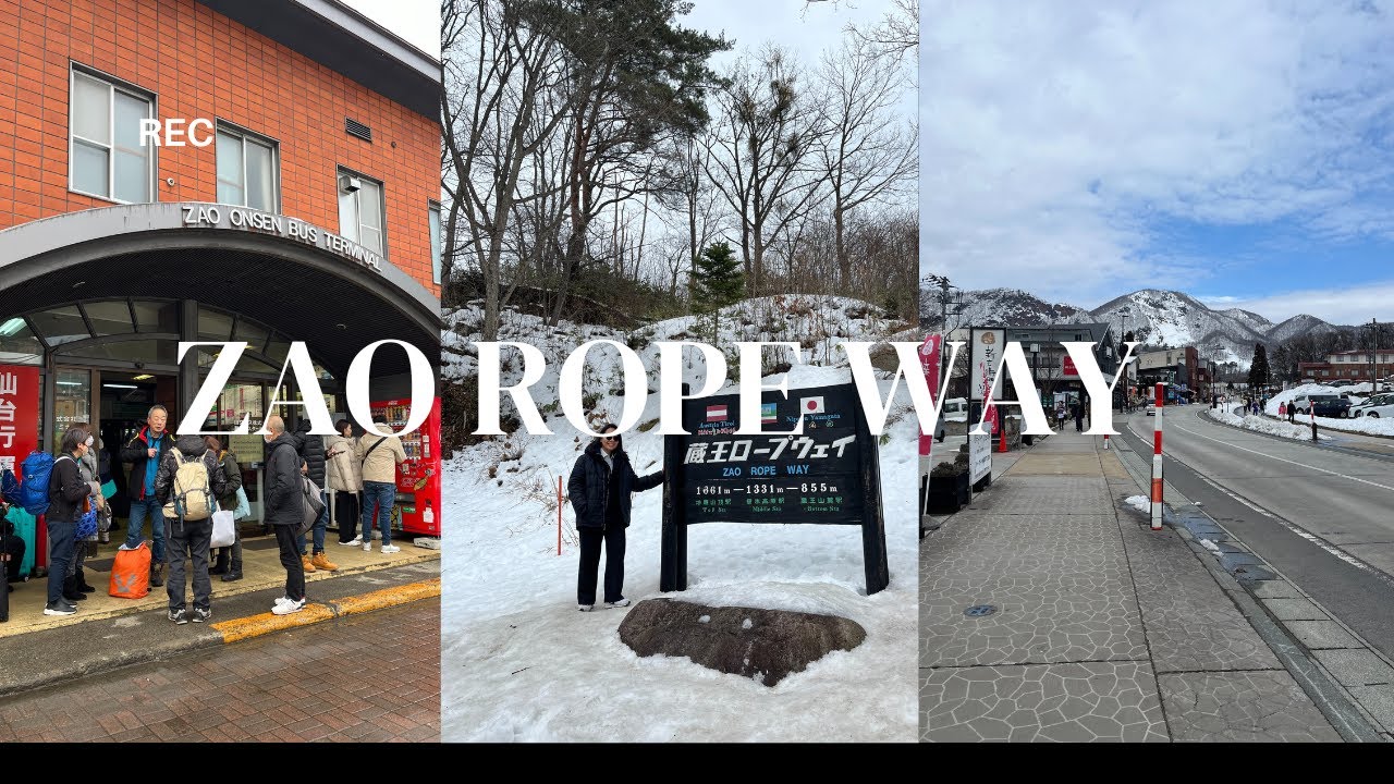 Zao Rope Way | Travel Vlog - YouTube
