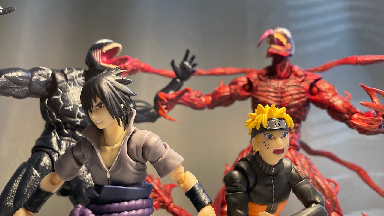 VENOM AND CARNAGE VS NARUTO AND SASUKE - YouTube