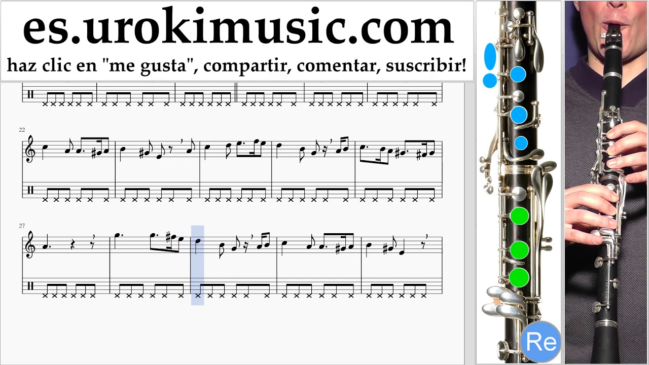 Clarinete Notas