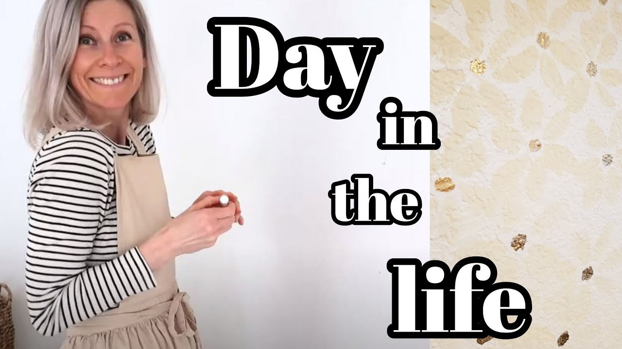 DAY IN THE LIFE- STARTING THE MURAL- home decor DIY - YouTube