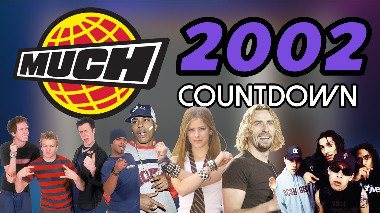 All the Songs from the 2002 MuchMusic Countdown - YouTube