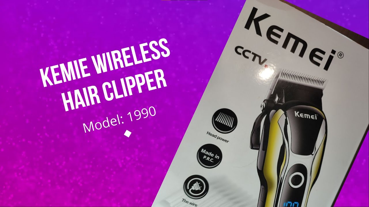 Best Budget Hair Clipper! Kemie KM-1990 - YouTube