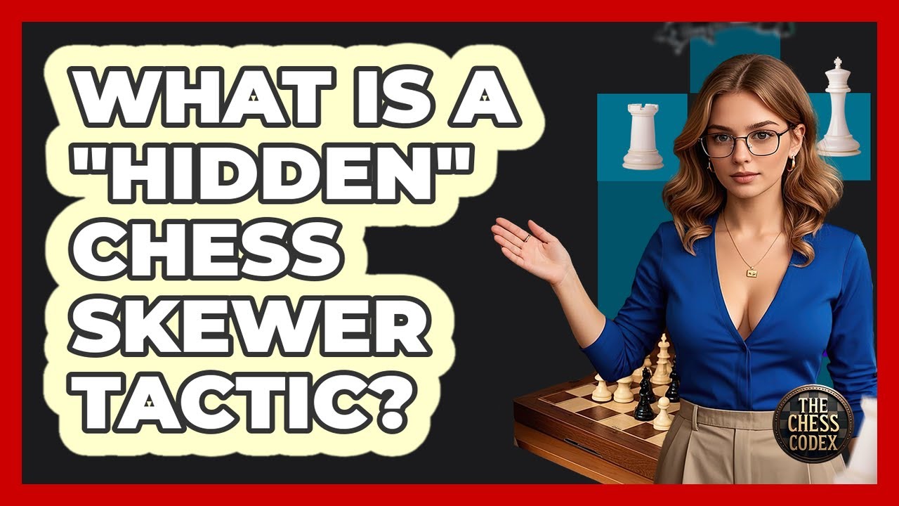 What Is A "hidden" Chess Skewer Tactic? - The Chess Codex - YouTube