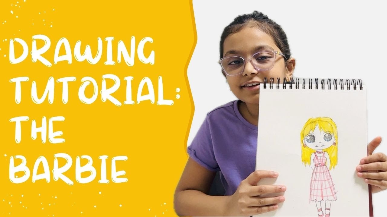 My Favorite Drawing: Barbie | Girl's Special Drawing | step-by-step ...