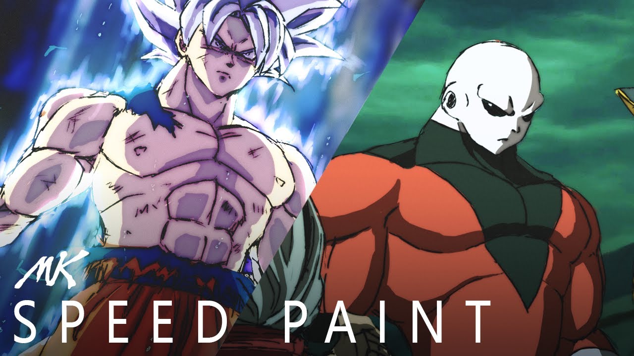 Redrawing Dragon Ball Xenoverse 2 Frames - Speed paint - YouTube