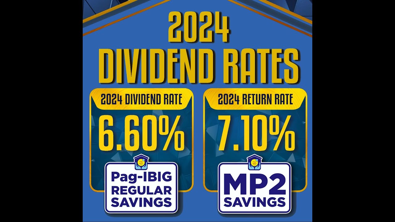 PagIBIG 2024 Dividend Rates Revealed! #PagIBIG #mp2 #pagibigmp2 - YouTube