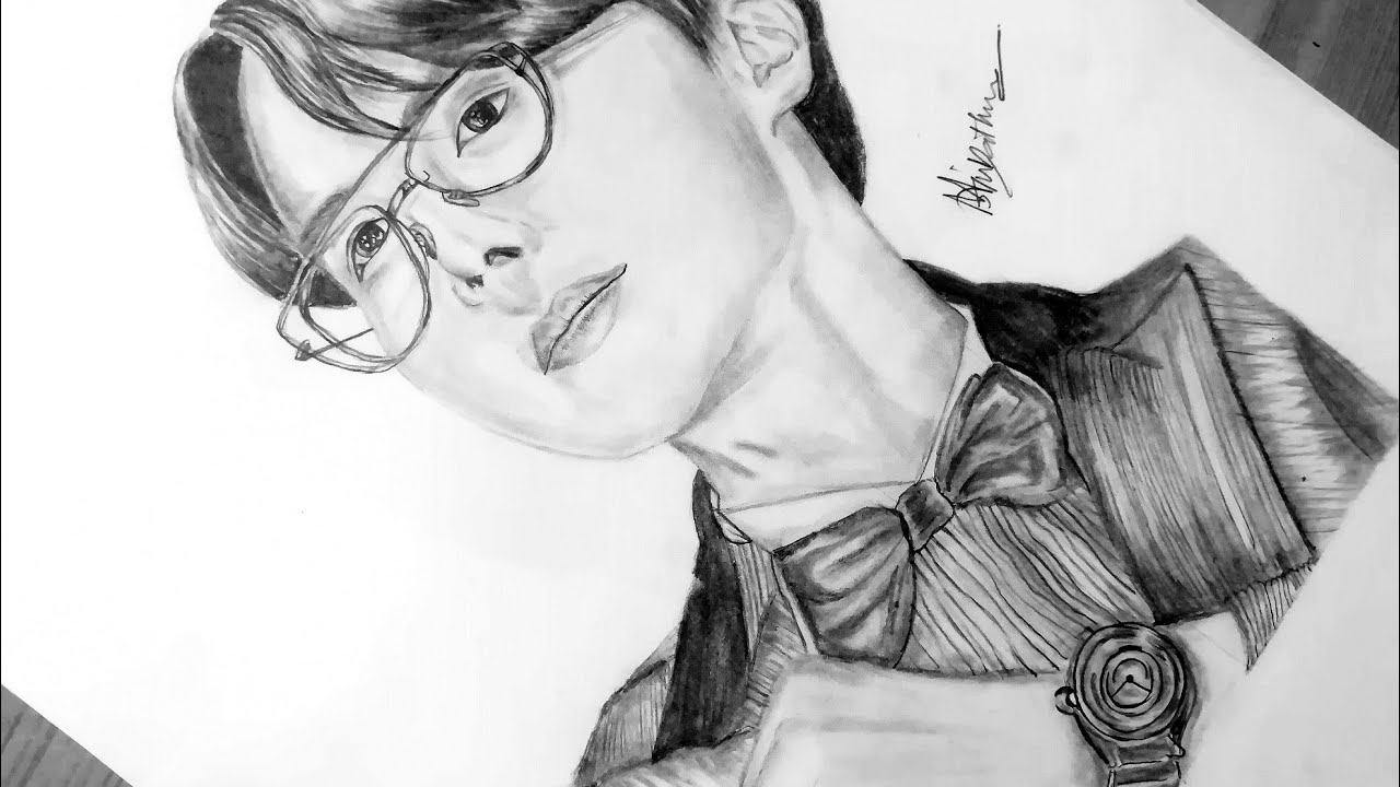 Drawing J-HOPE of BTS - YouTube