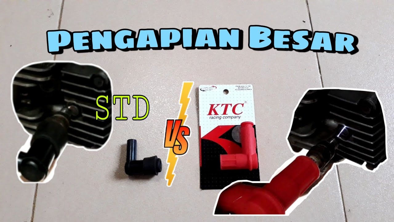 PERBEDAAN COP BUSI STANDAR DENGAN COP BUSI KTC RACING(KITACO) - YouTube
