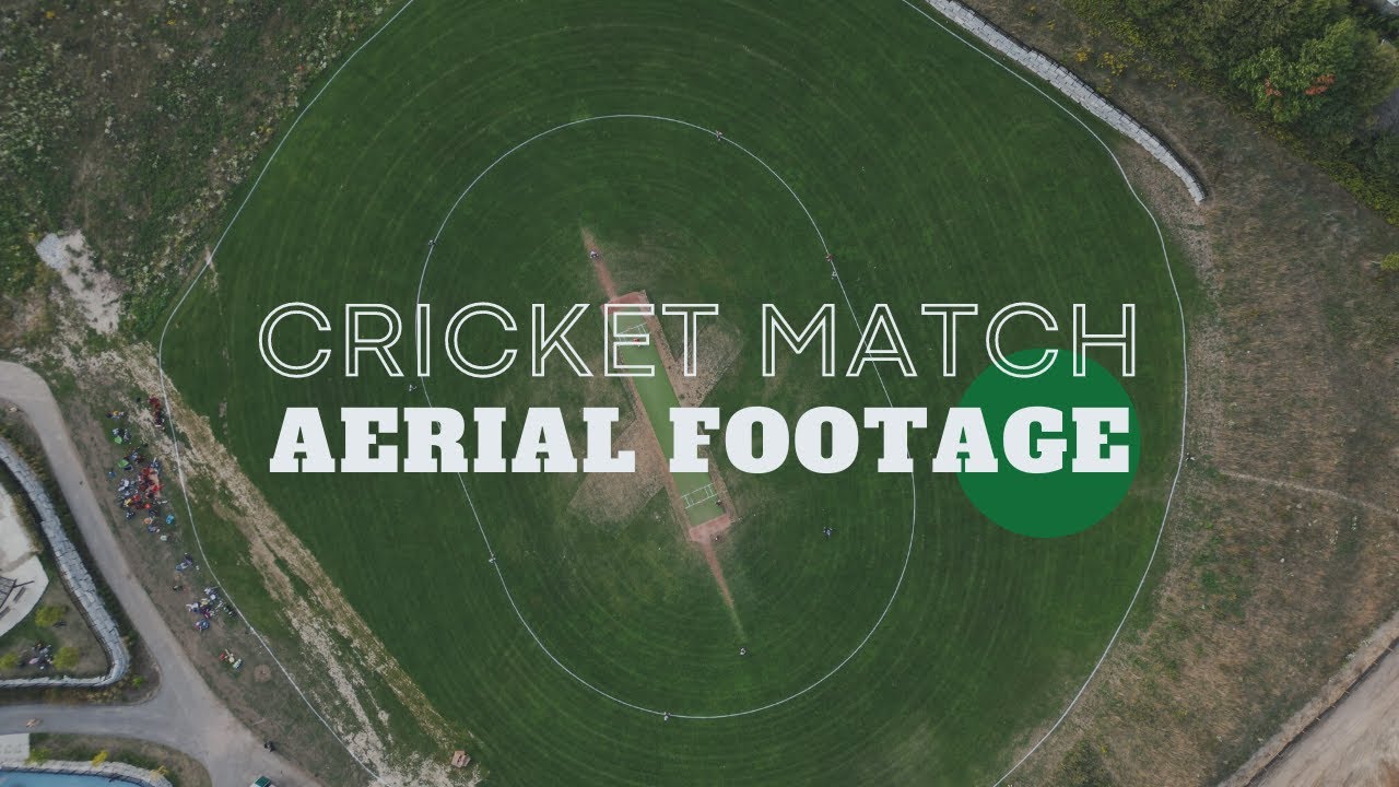 Amazingly Smooth Aerial Footage of a Cricket Match shot using a DJI ...