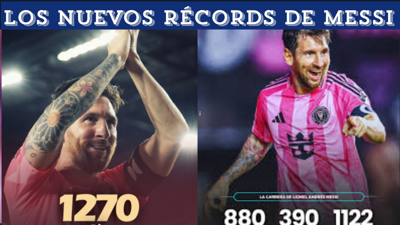 NUEVOS RÉCORDS DE MESSI CON SU GOL Y ASISTENCIA FRENTE AL SEATTLE ...