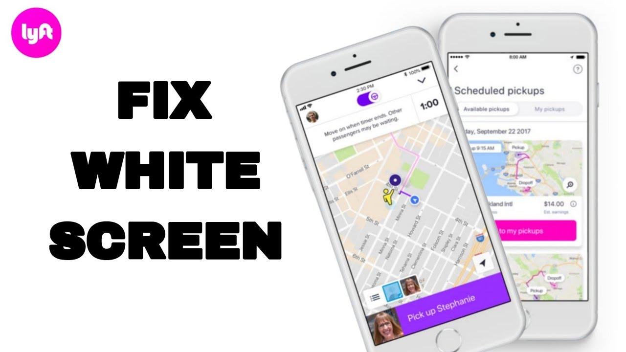 How To Fix And Solve White Screen On Lyft App | Final Solution - YouTube
