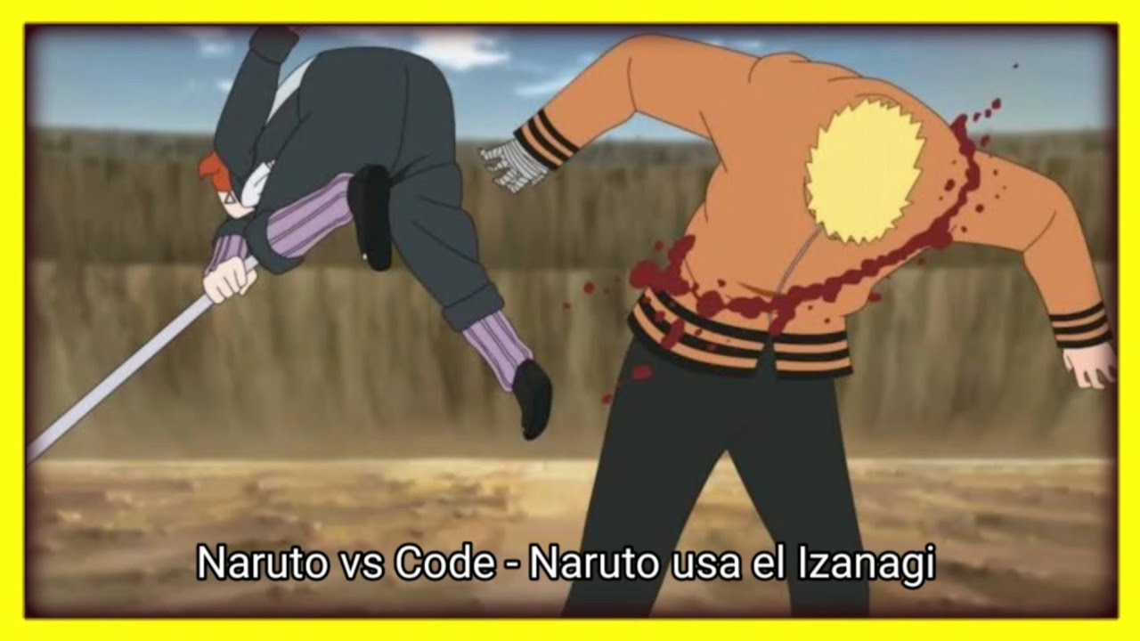 Naruto vs Code - Naruto usa el Izanagi | Análisis De Fans Animación XD ...
