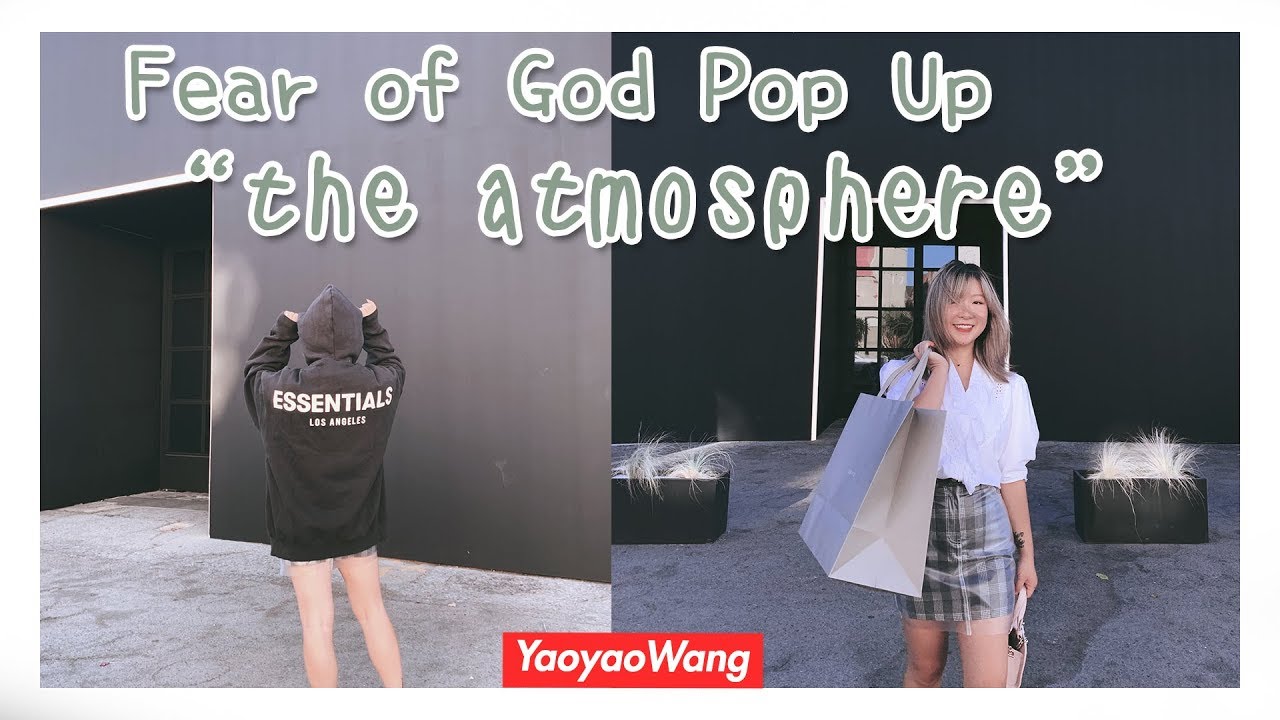 FOG－Fear Of God “The Atmosphere"Pop Up快闪店来洛杉矶啦！保准你出来还荡气回肠 - YouTube