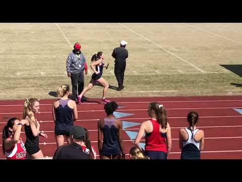 Aniya Mosley 3rd Leg 4x1600 Relay - YouTube