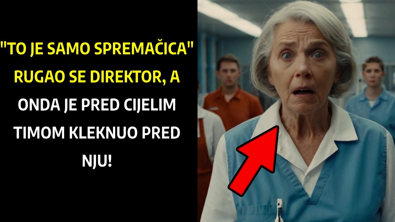 "TO JE SAMO SPREMAČICA" — RUGAO SE DIREKTOR, A ONDA JE PRED CIJELIM ...