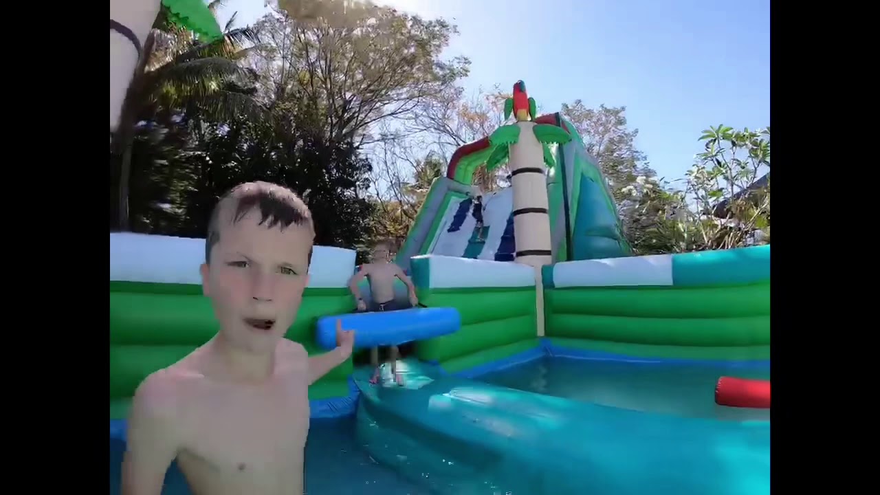 Big Bula Waterpark In Fiji - YouTube