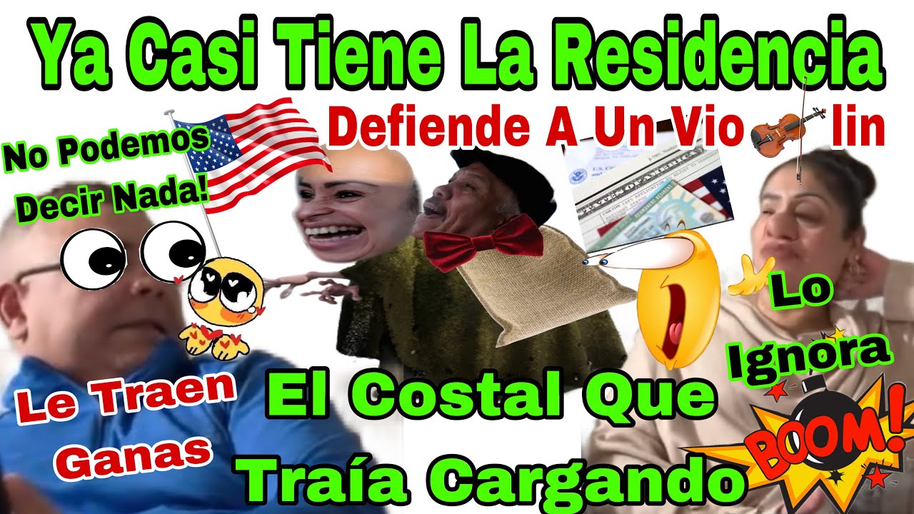 Ya Casi Tiene La Residencia🇺🇸👩‍🦲😱Defiende A Un Vio🎻lin😬El Costal Que ...