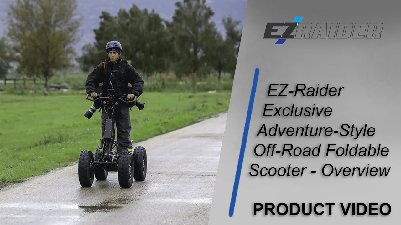 EZ-Raider Exclusive Adventure-Style Off-Road Foldable Mobility Scooter ...