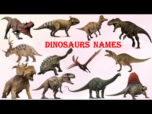 Images Of Dinosaurs With Names 199 Dinosaurs And Prehistoric Animals